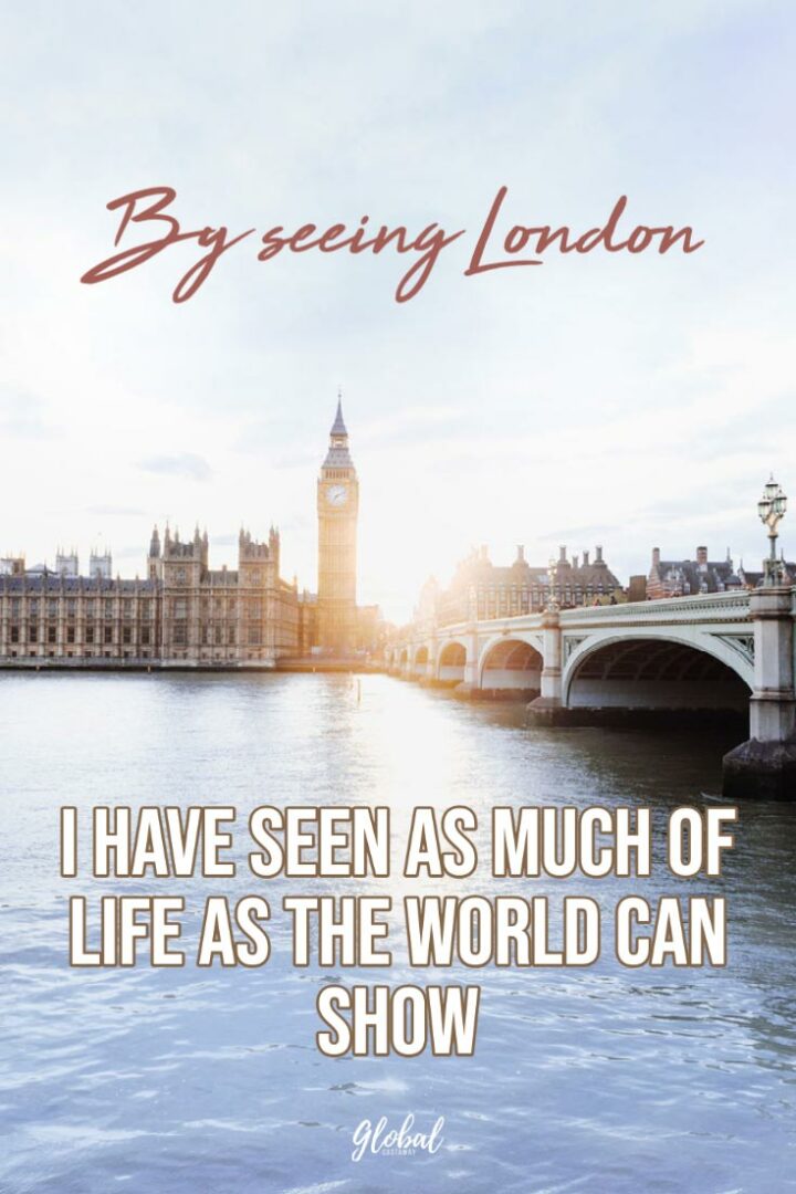 77 Astonishing London Quotes (great for IG)