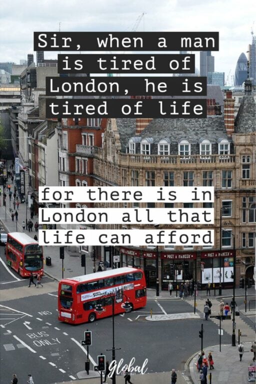 77 Astonishing London Quotes (great for IG)